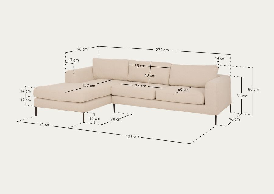 270cm sofa